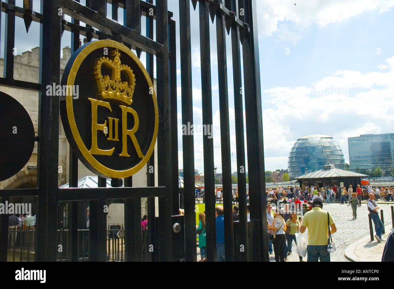 Entrance gate to The Tower of London Stock Photo - Alamy