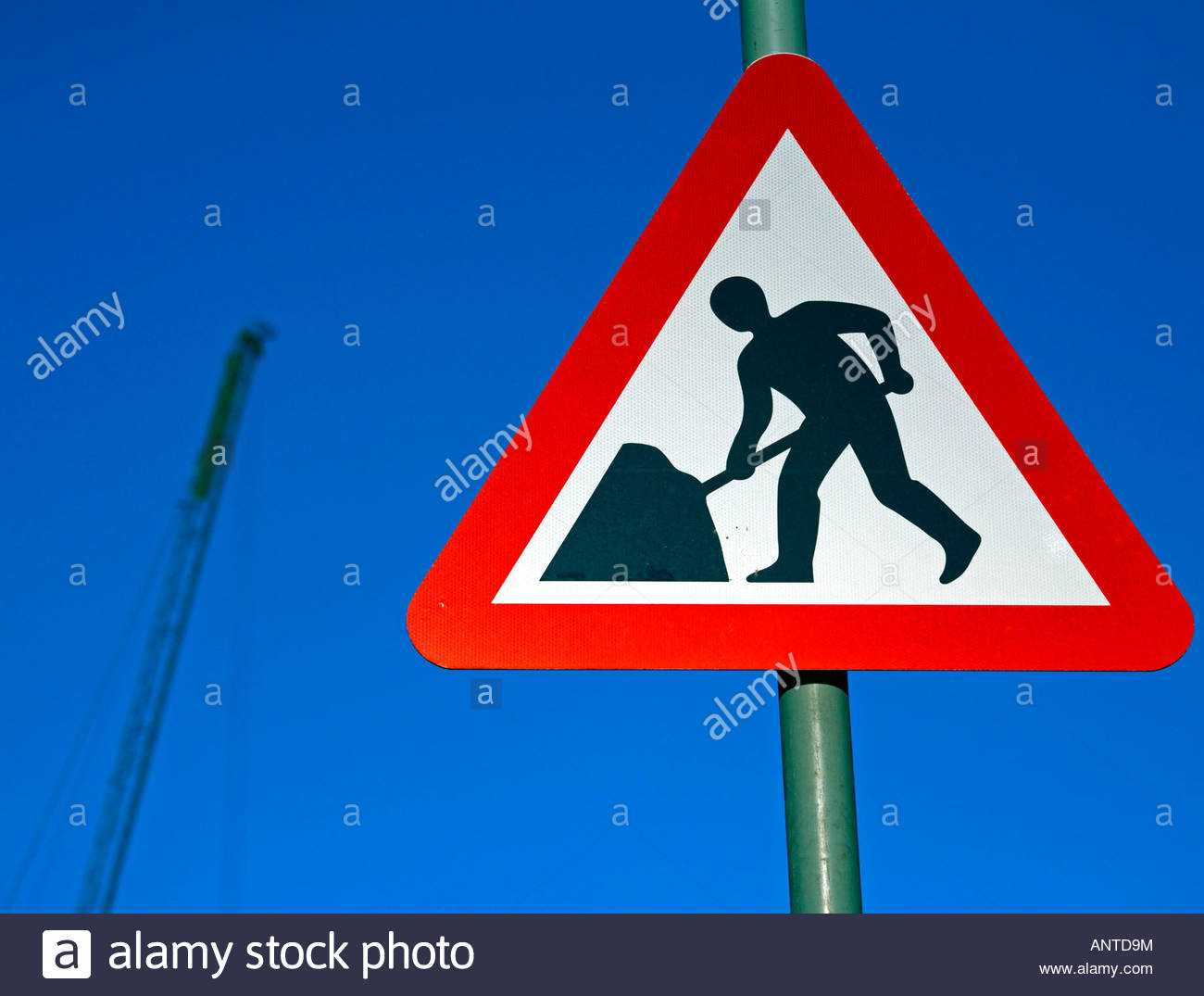 Triangle highway code signpost hi-res stock photography and images - Alamy