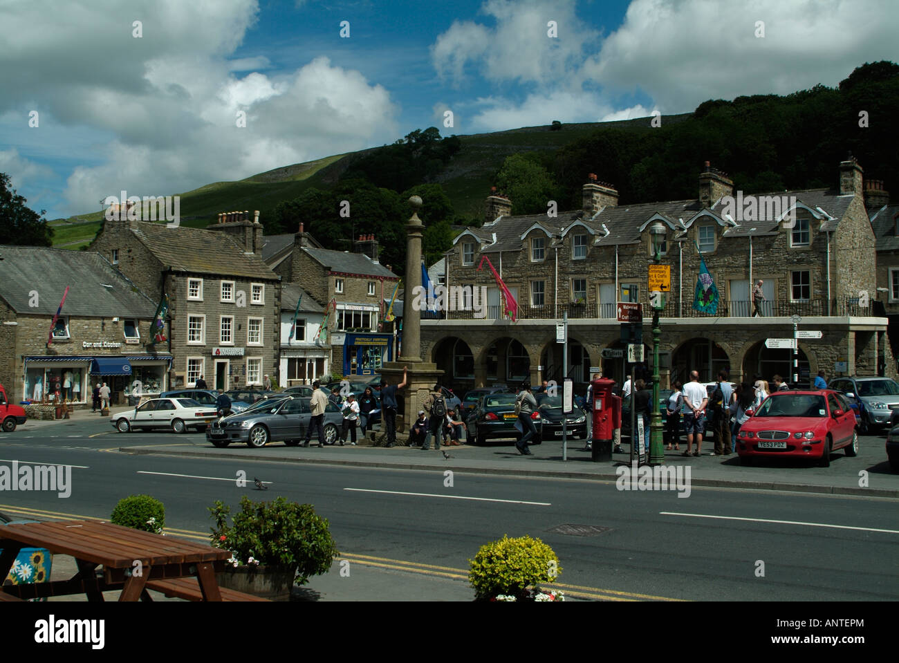 Settle market place North Yorkshire Stock Photo - Alamy