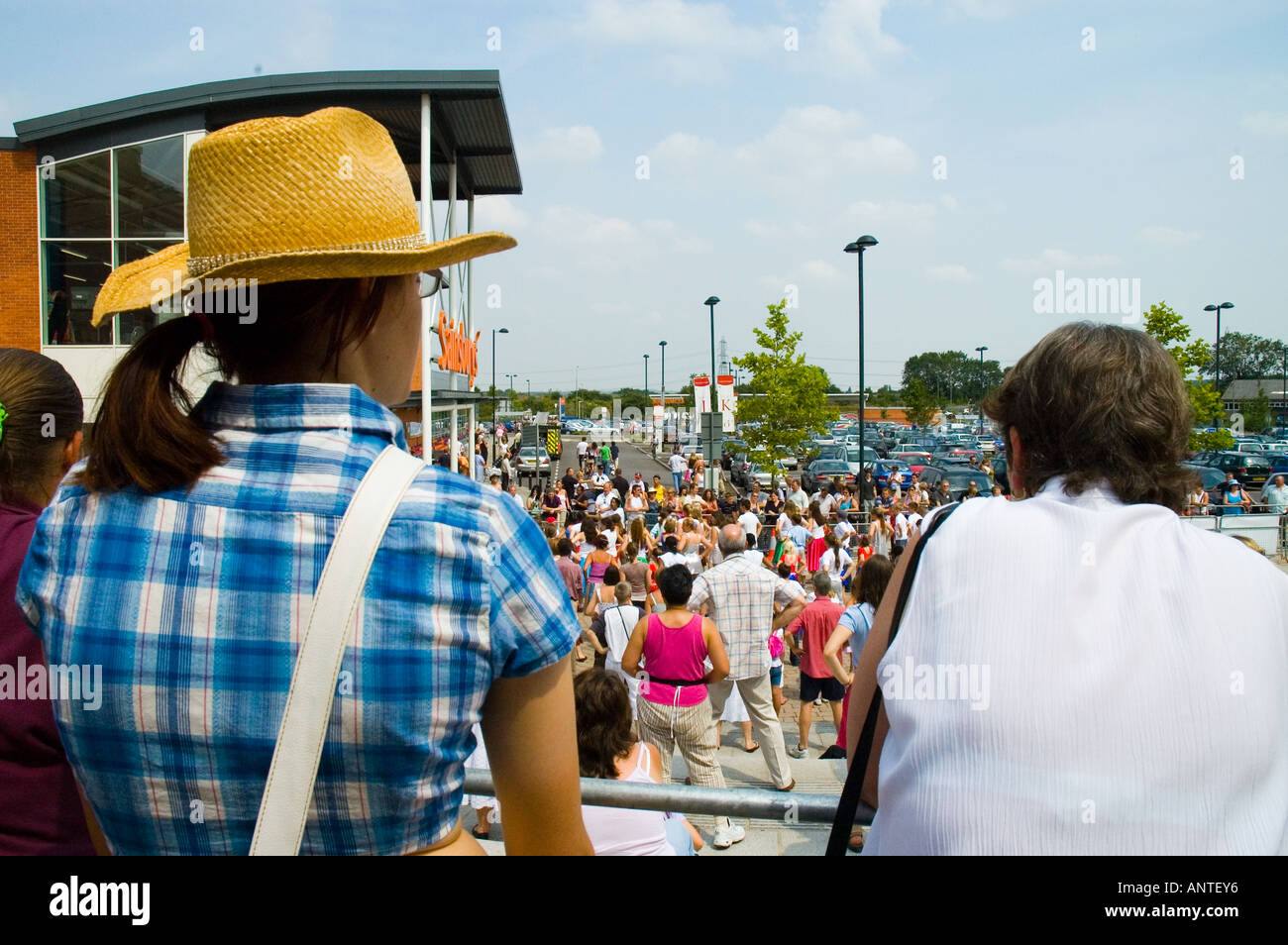 spectator watching dance event Stock Photo - Alamy