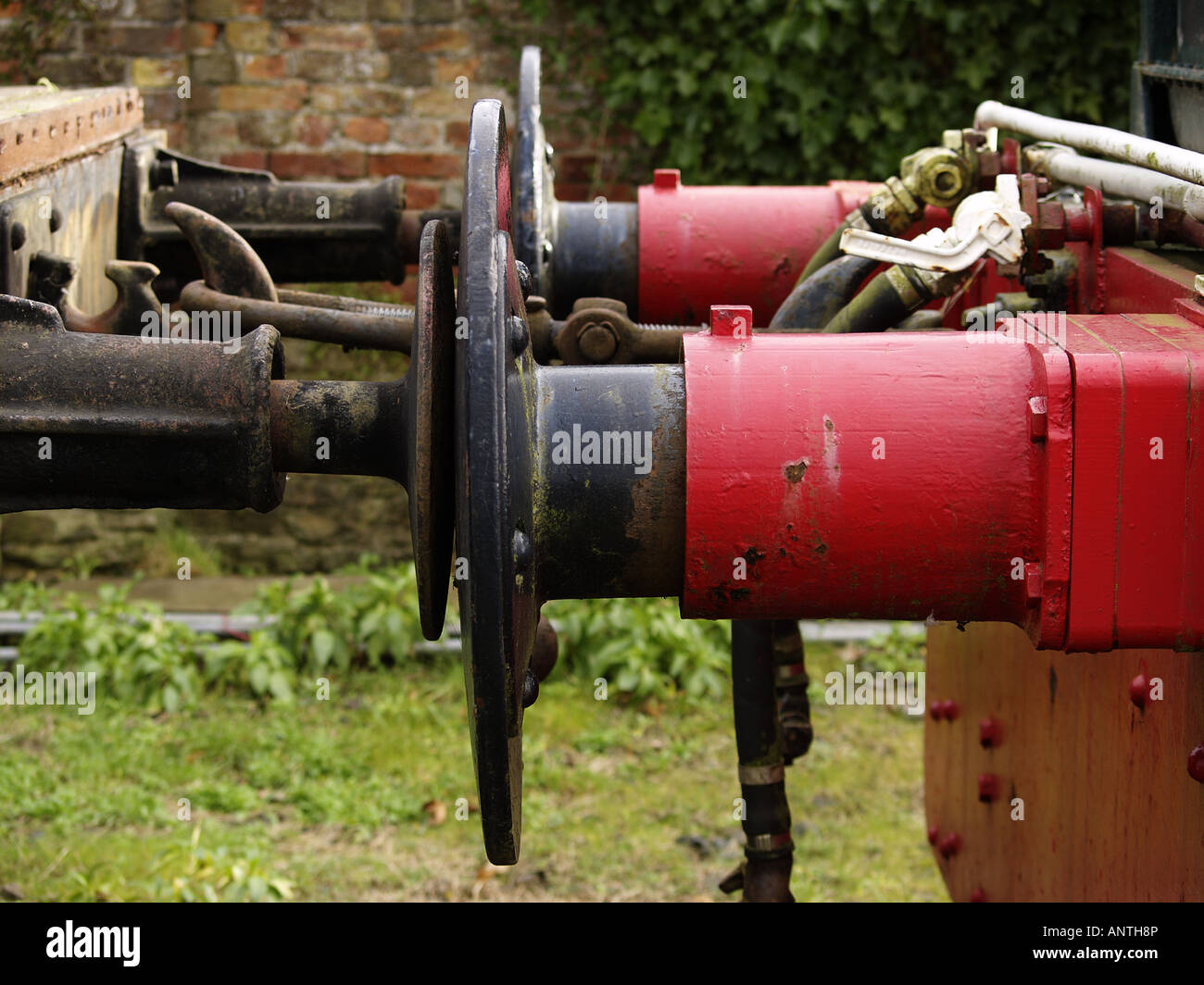 Train carriage buffers Stock Photo - Alamy