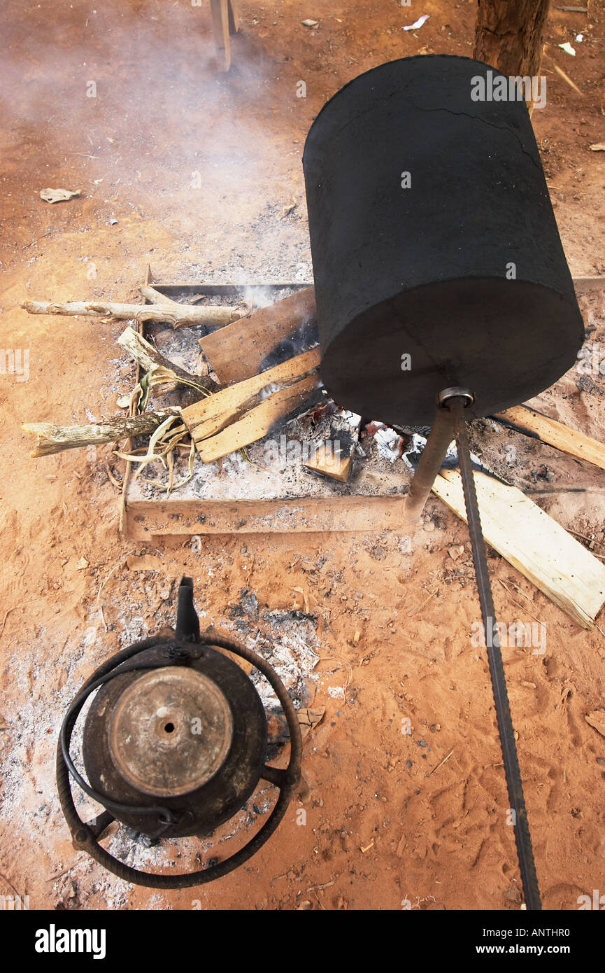 Flame roasted coffee beans hi-res stock photography and images - Alamy