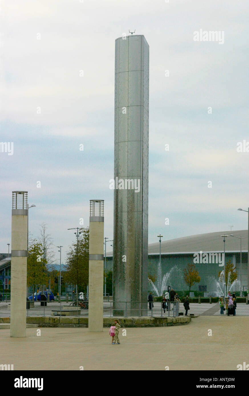 A 70ft high stainless steel water tower erected at the north end of the ...