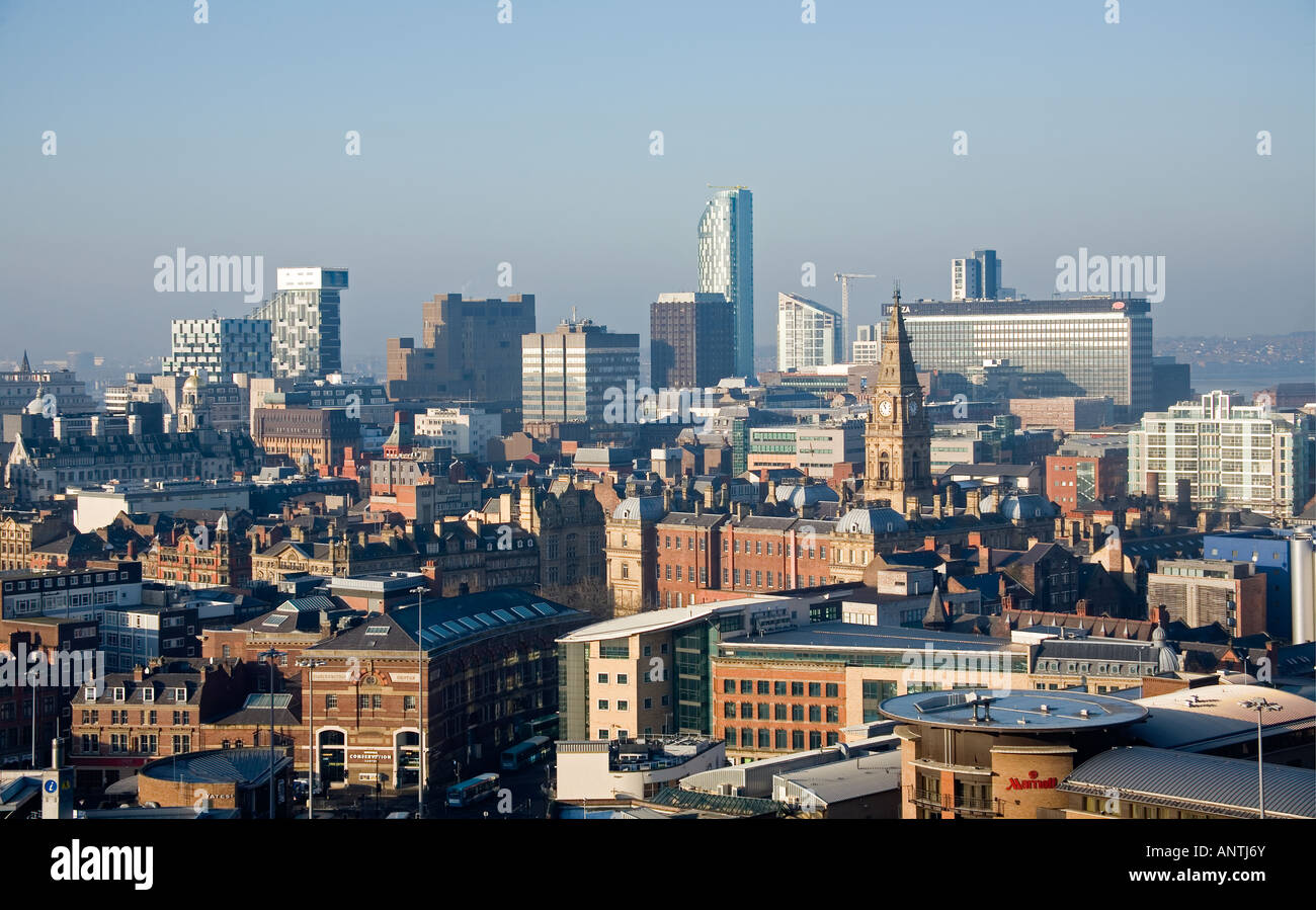 high level view of liverpool Stock Photo - Alamy