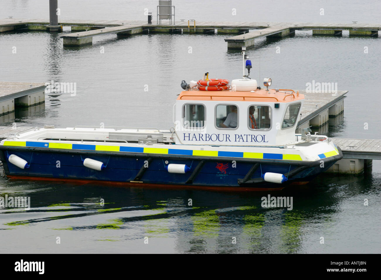 Cardiff Docks – Harbour Patrol, Cardiff, Wales, UK Stock Photo - Alamy