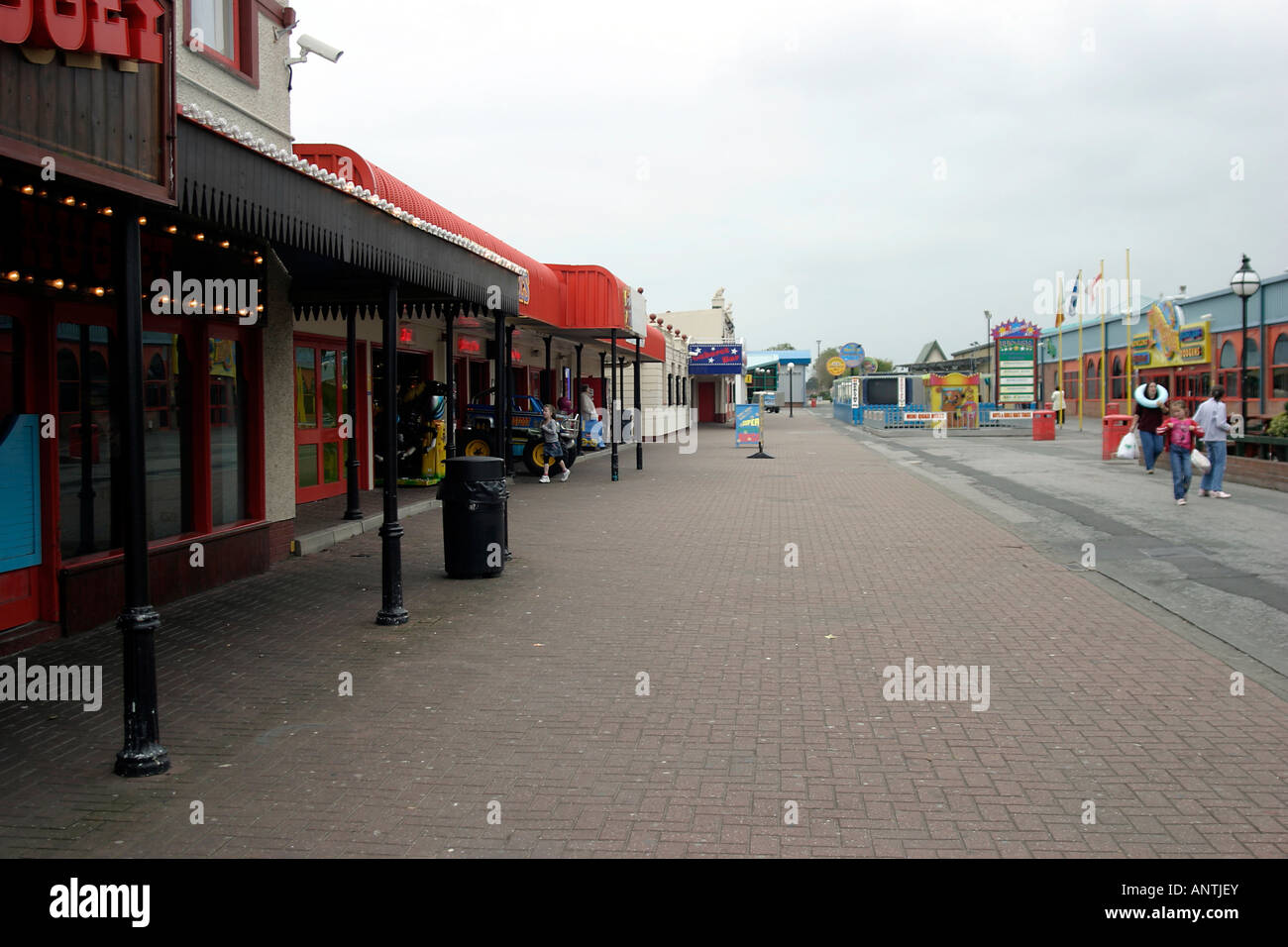 The main thoroughfare of the trecco bay holiday village, alleged to be ...