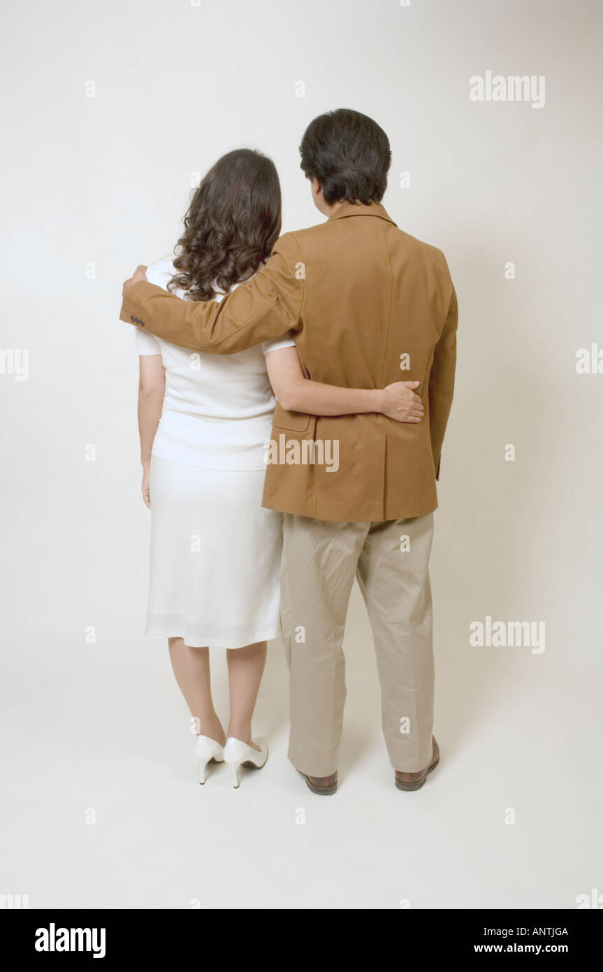 Mature couple holding each other Stock Photo - Alamy