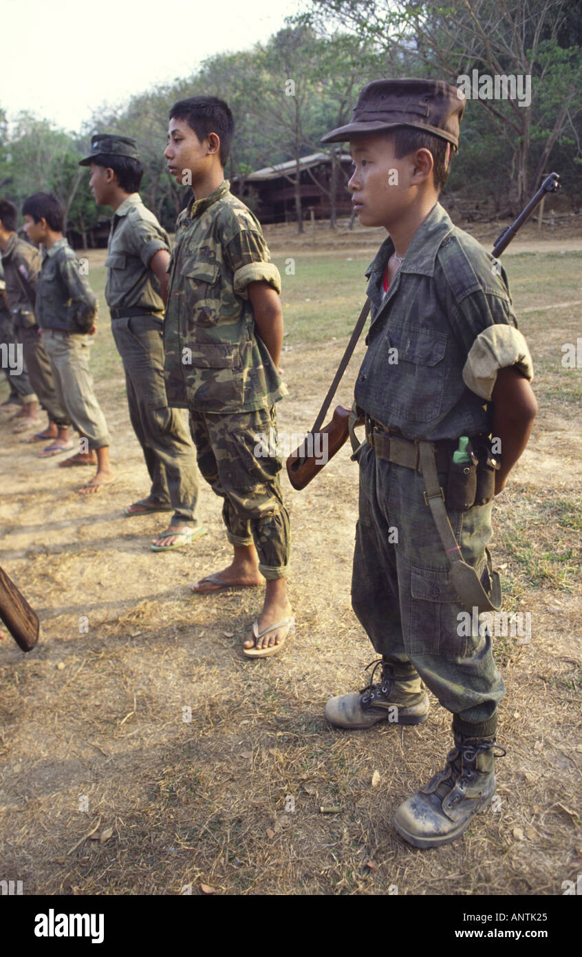 Burma child soldier hi-res stock photography and images - Alamy