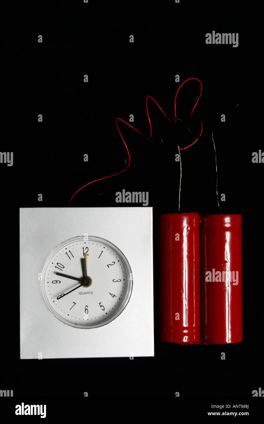 Dynamite bomb timer weapons hi-res stock photography and images - Alamy