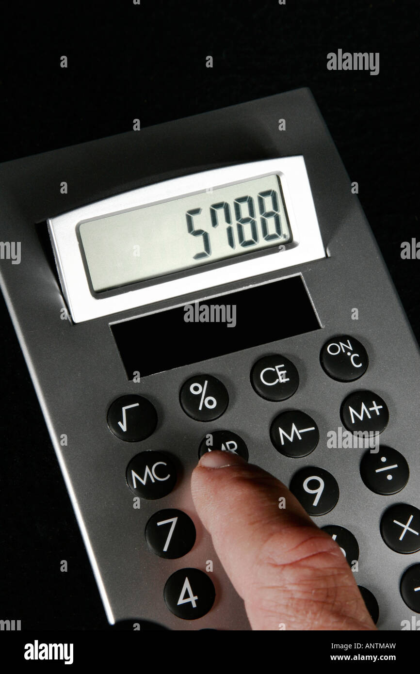 Calculator, round button hi-res stock photography and images - Alamy