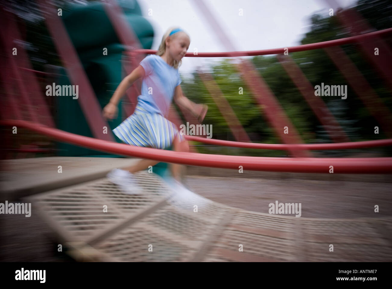 6 year old girl running hi-res stock photography and images - Alamy