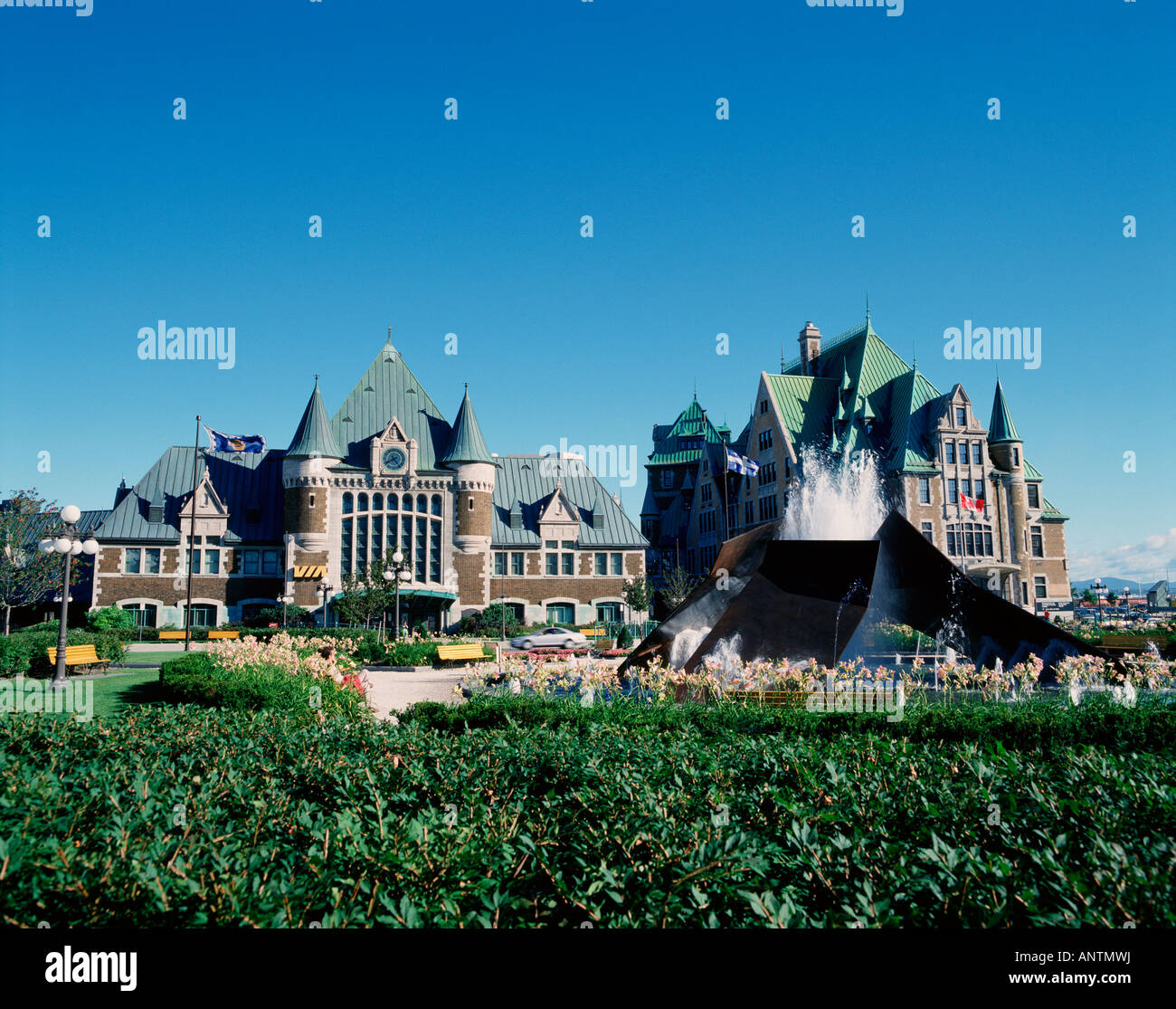 Train Station Quebec City Quebec Canada Stock Photo - Alamy