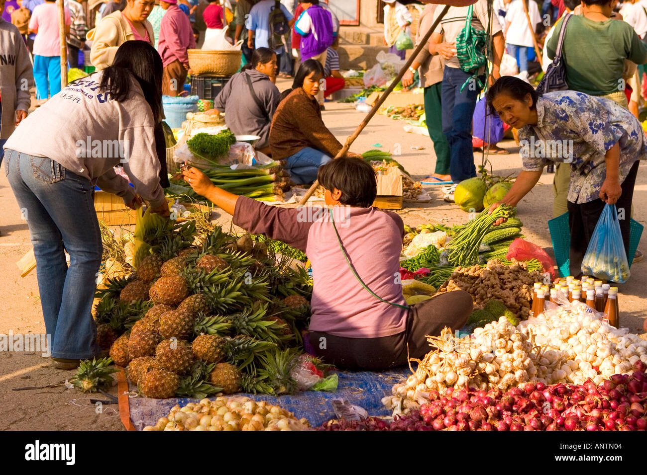 At the market in Sagada Luzon The Philippines Stock Photo - Alamy