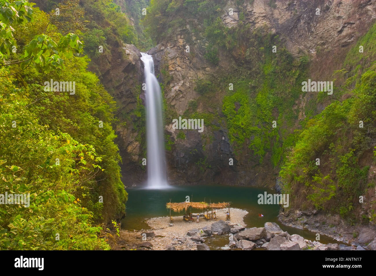 Waterfall near Batad village Luzon The Philippines Stock Photo - Alamy
