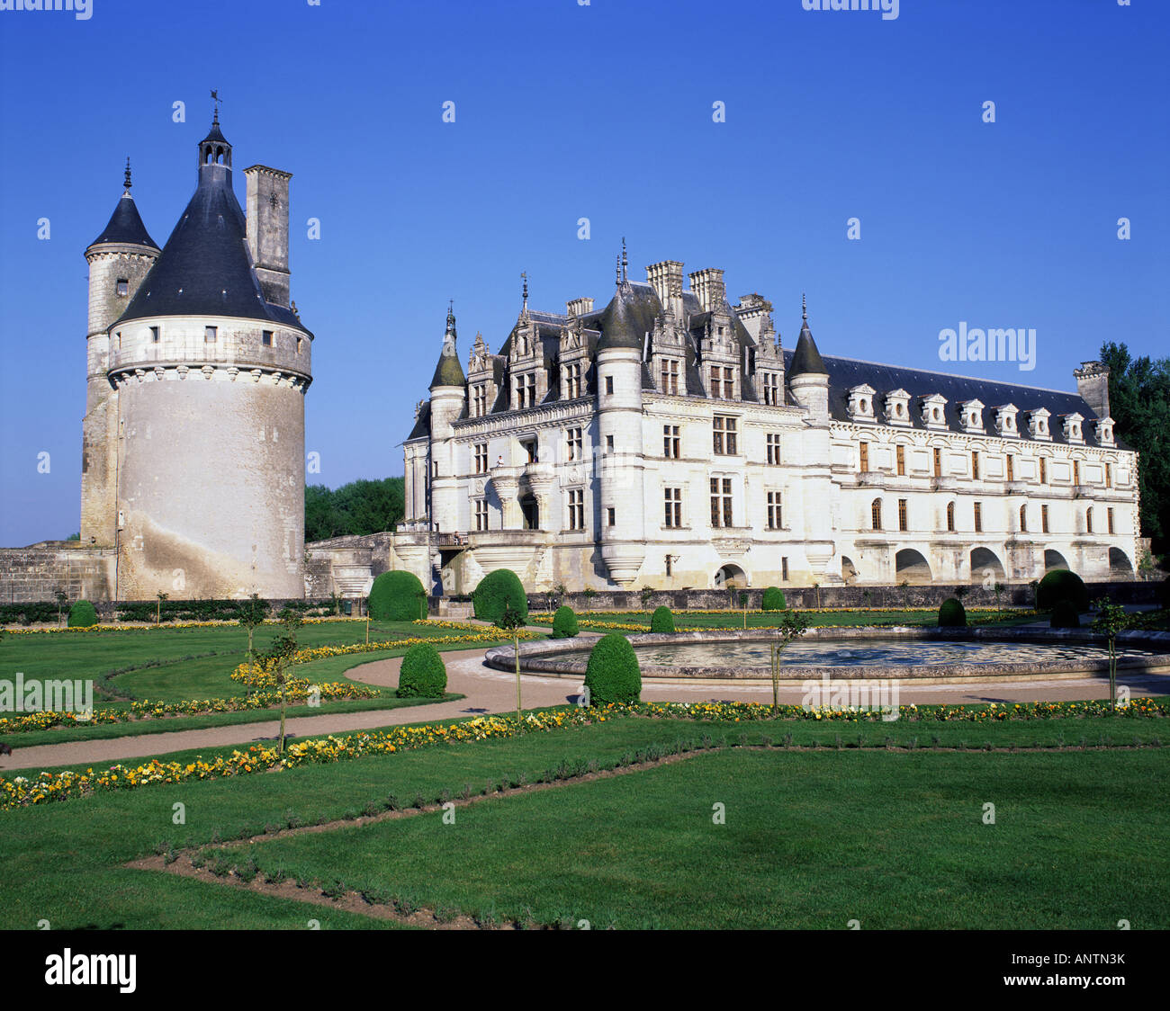 Chateau de Chenonceau Loire Valley, France Stock Photo - Alamy