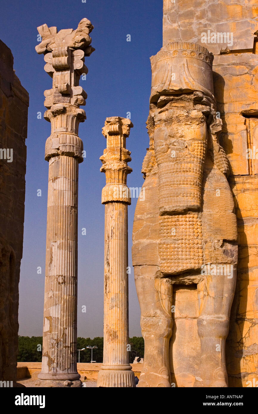 Gate of all nations this is what persia was hi-res stock photography ...