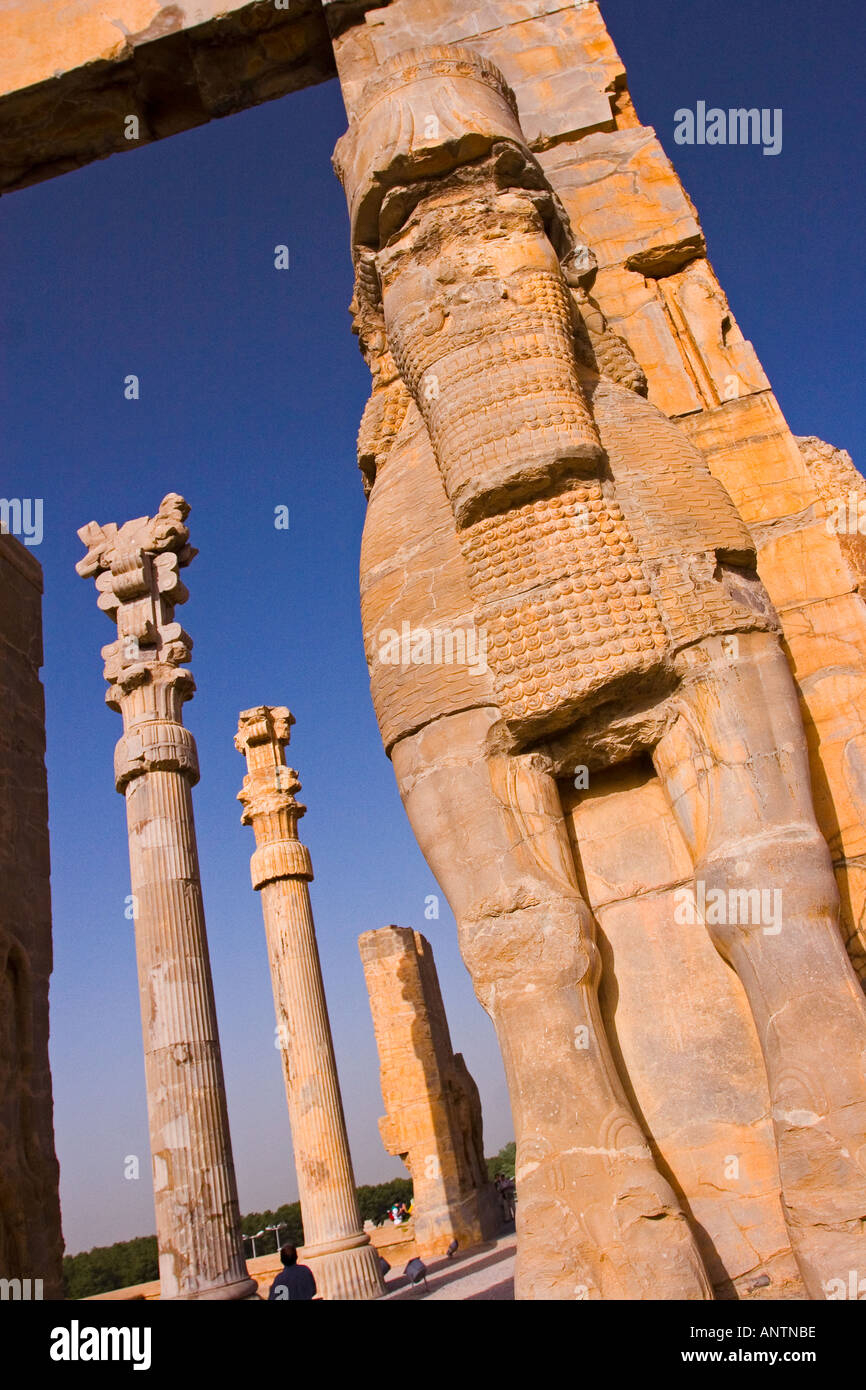 The Gate of all Nations Persepolis Iran Stock Photo - Alamy