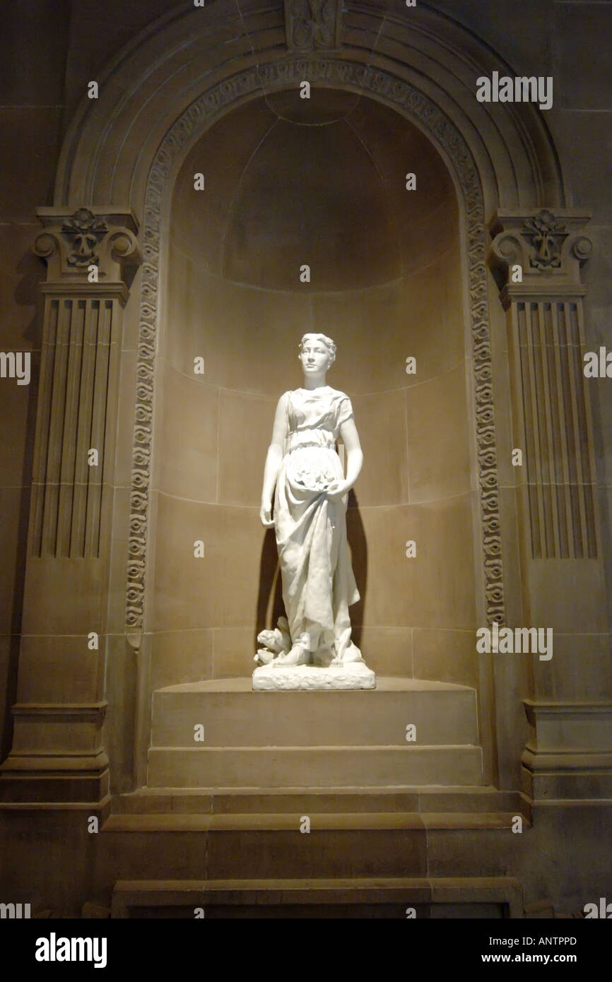 Statue inside the Indiana State Capitol Building in Indianapolis, IN ...
