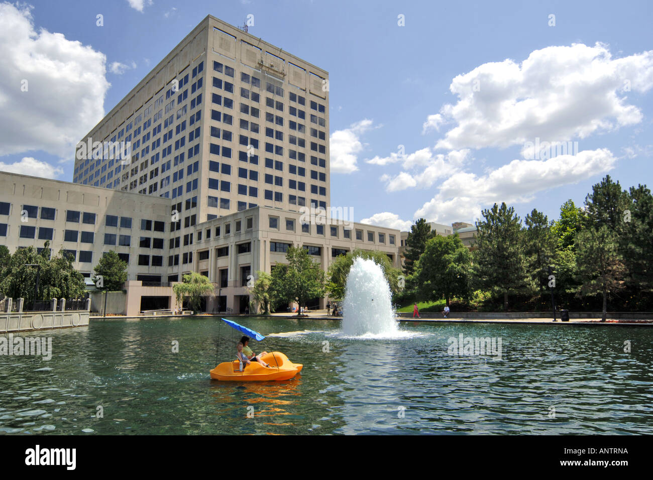 The Indiana State Library building in Indianapolis IN Stock Photo - Alamy