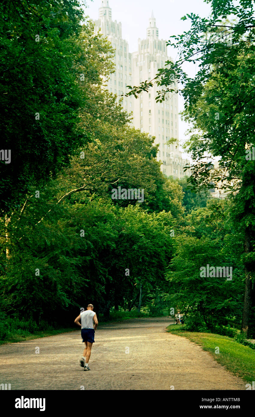 Lone man running away from viewer hi-res stock photography and images ...