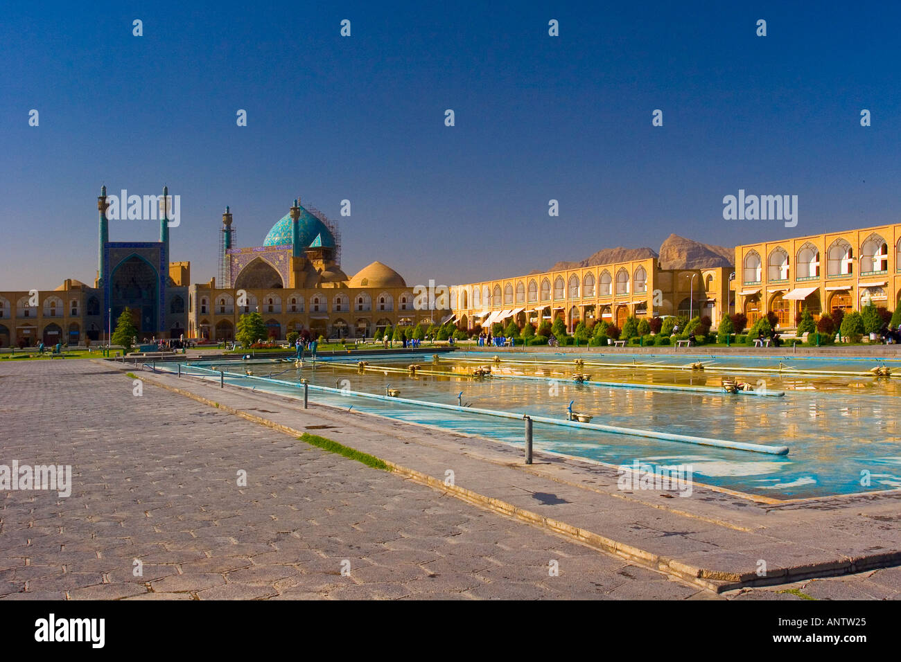 The impressive and beautiful Imam Square Esfahan Iran Stock Photo - Alamy