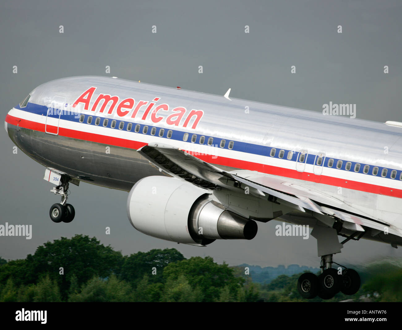 American Airlines Boeing 767 Stock Photo - Alamy
