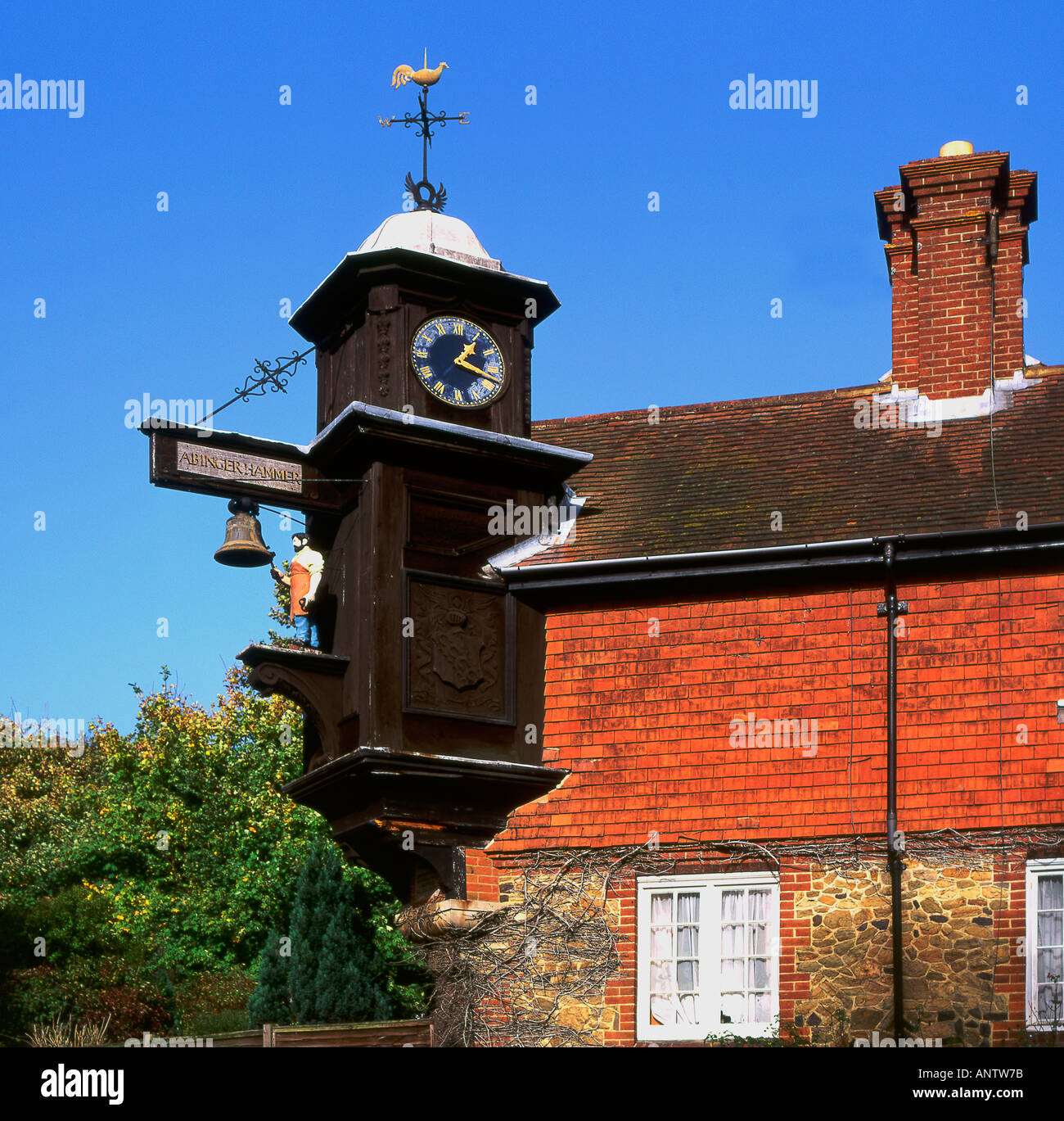 Abinger_hammer surrey clock blacksmith hi-res stock photography and ...