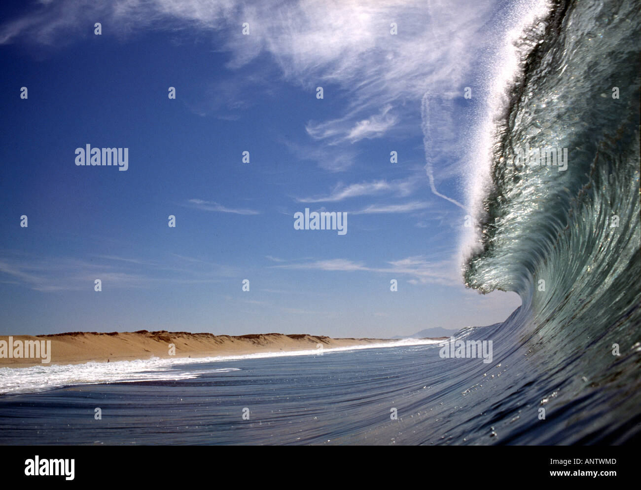 WAVE SHOT IN HOSSEGOR FRANCE Stock Photo - Alamy