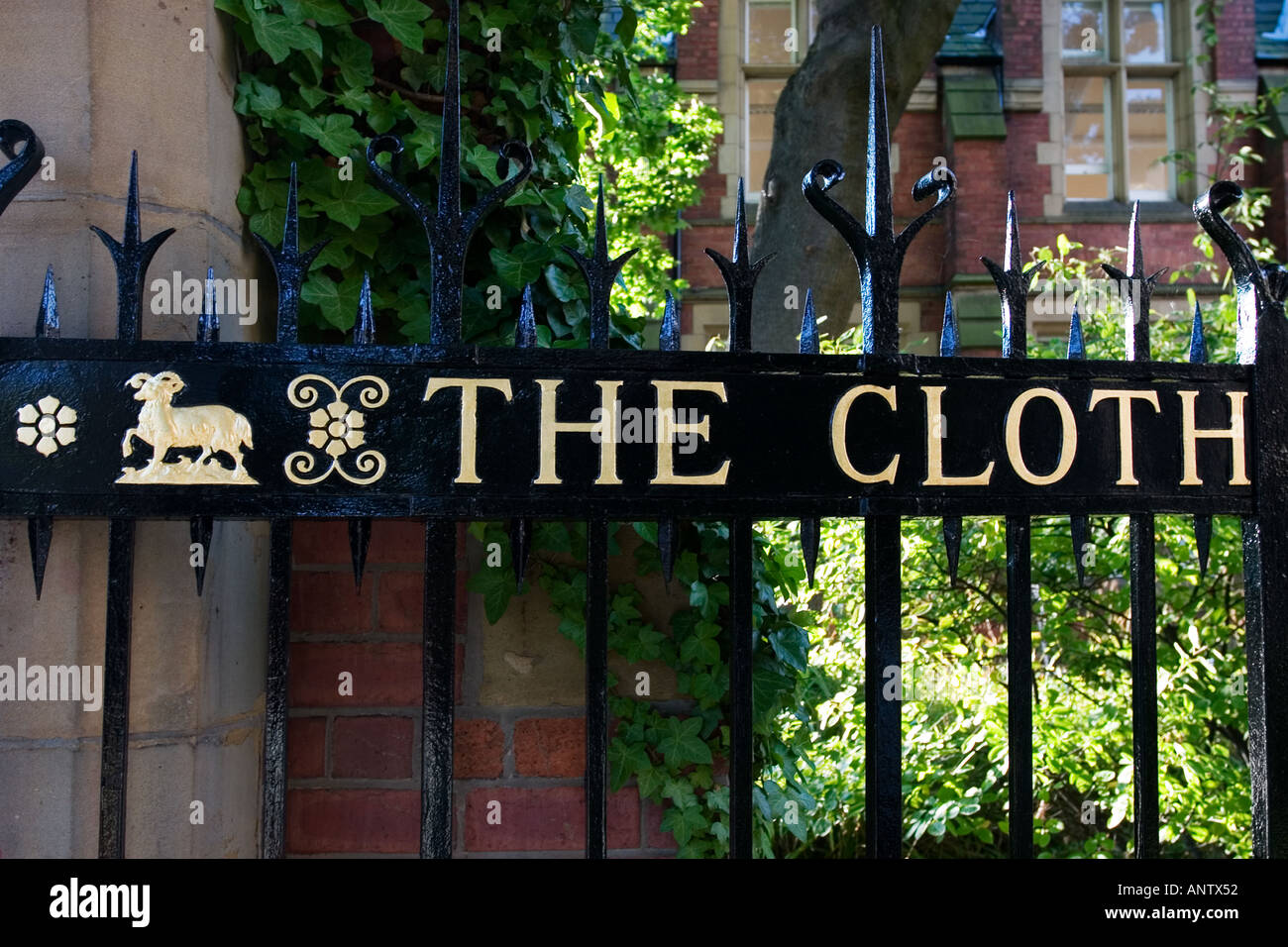 Wrought Iron Entrance Gate to The Cloth Workers Court adjacent to The ...