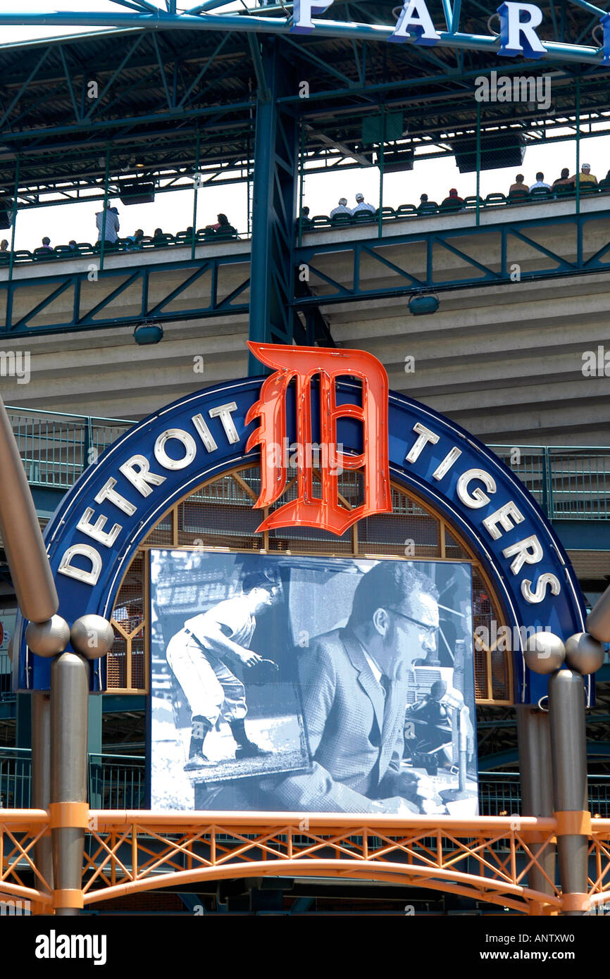 Comerica Park Baseball stadium Detroit Michigan MI home to the Detroit ...