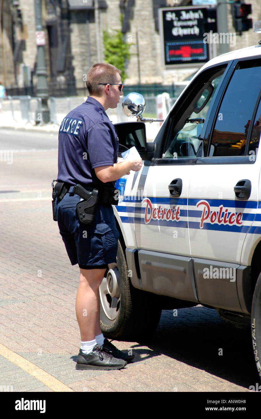 Detroit police car hi-res stock photography and images - Alamy
