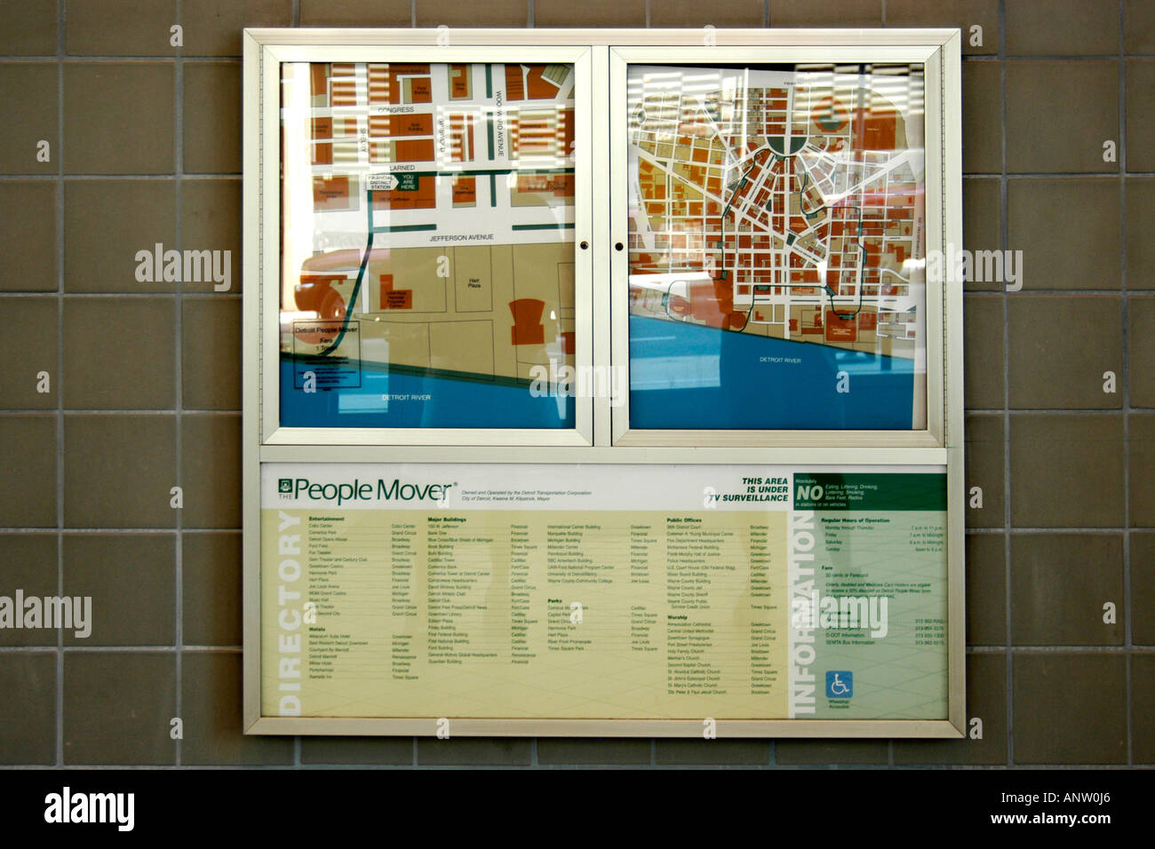 Detroit Michigan Map High Resolution Stock Photography and Images - Alamy