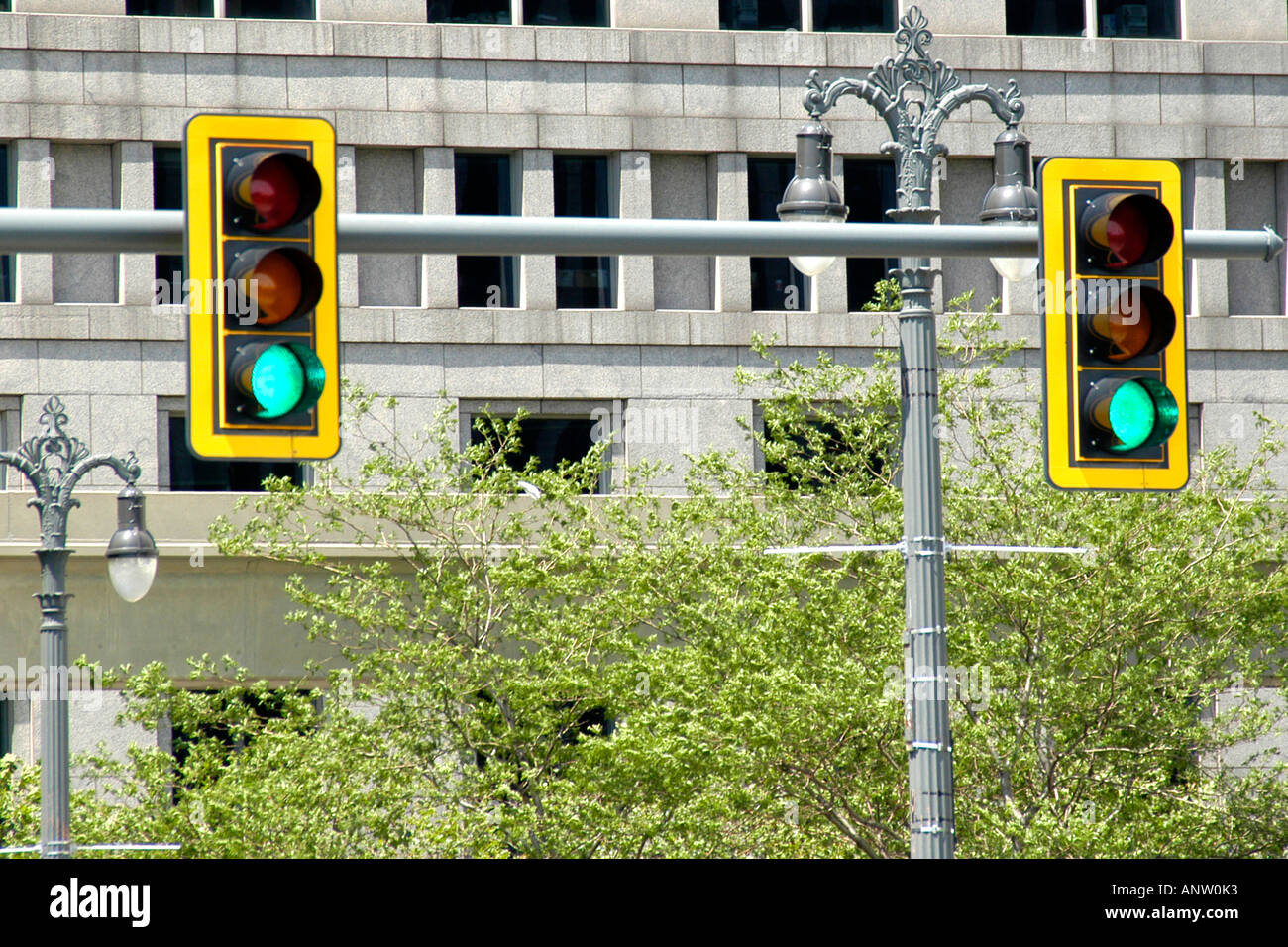 Detroit traffic lights hi-res stock photography and images - Alamy