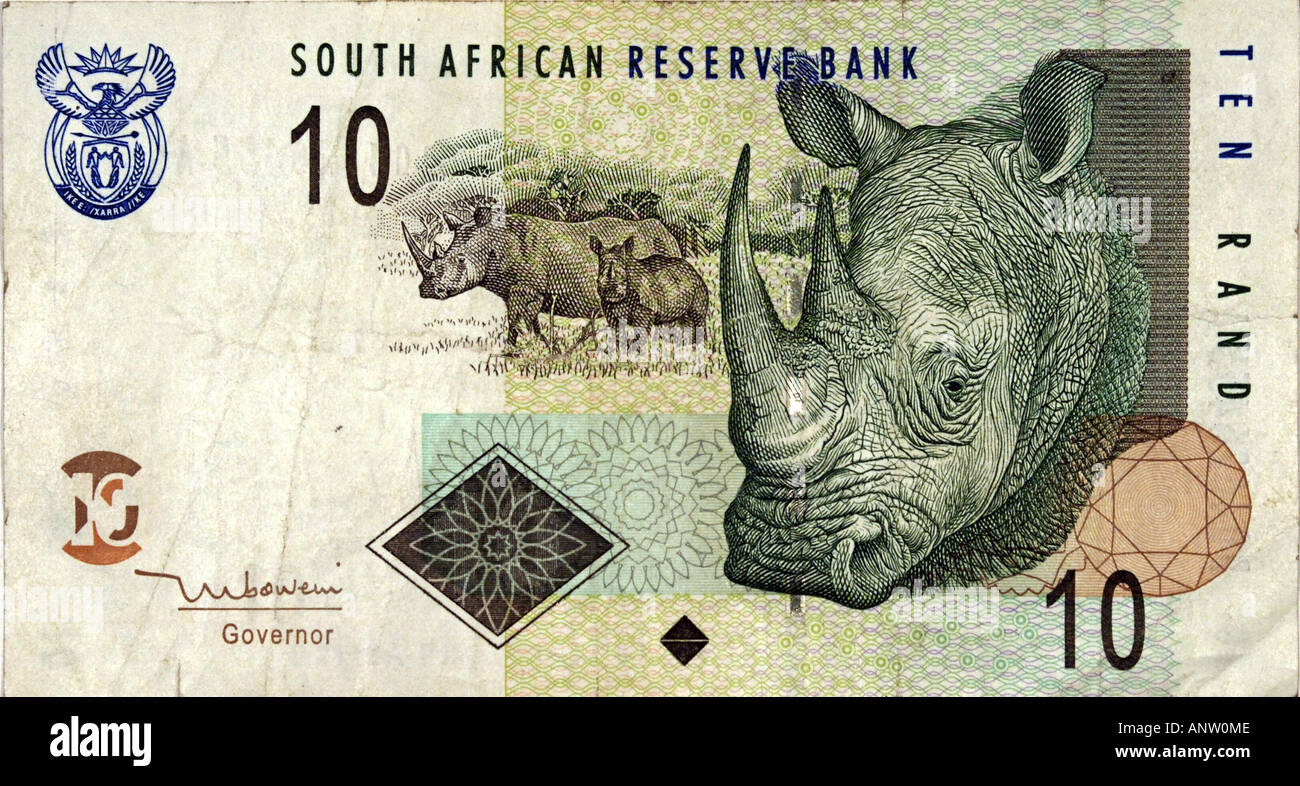Ten rand note hi-res stock photography and images - Alamy
