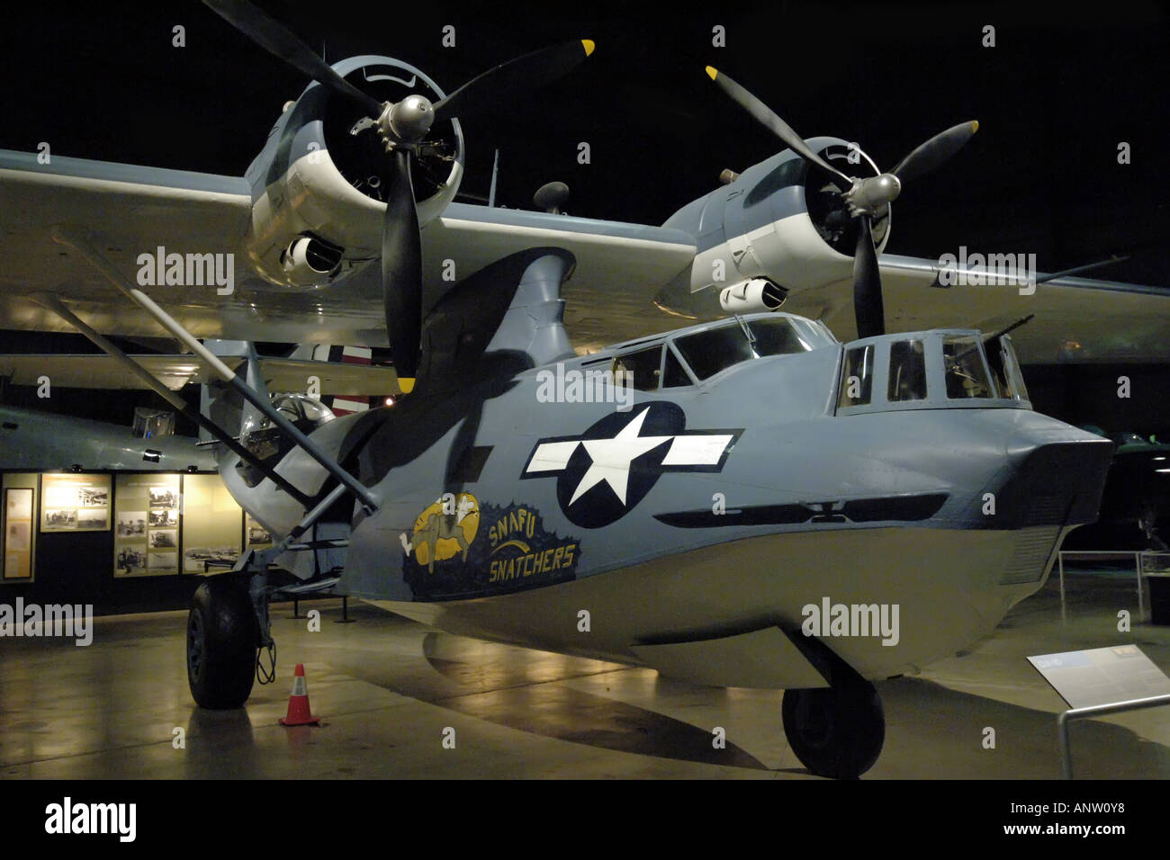 PBY Catalina Amphibious plane at the Wright Patterson Air Force Stock ...