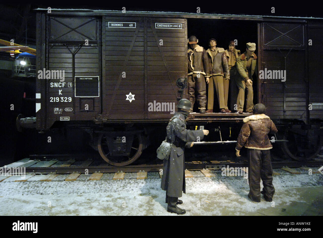 Captured airmen of WW2 POWs at the Wright Patterson Air Force Museum in ...
