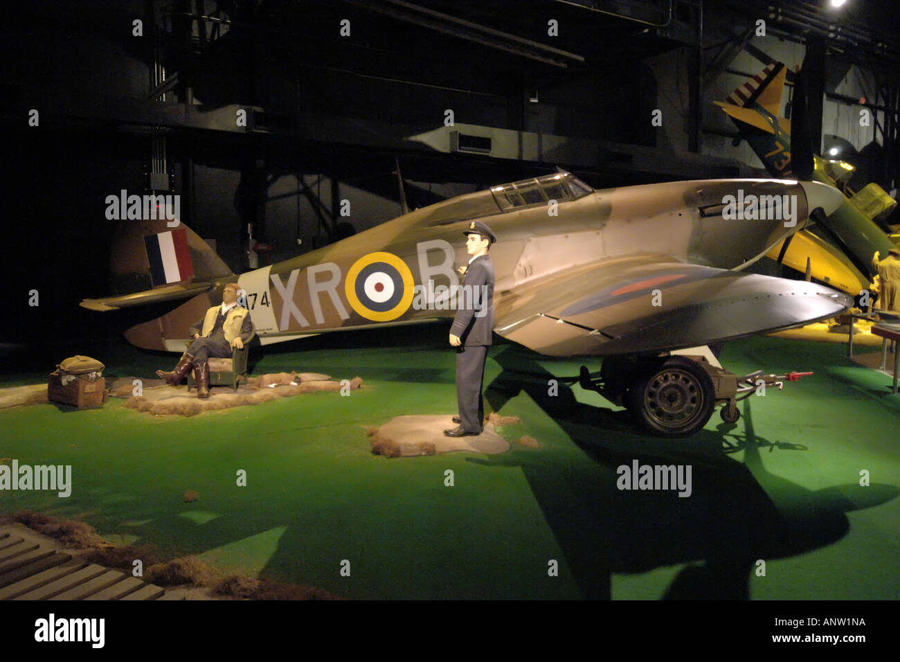 Battle of Britian Hurricane at the Wright Patterson Air Force Museum in ...