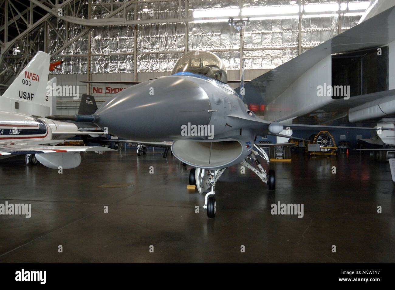 F 16 at the Wright Patterson Air Force Museum in Dayton, Ohio Stock ...