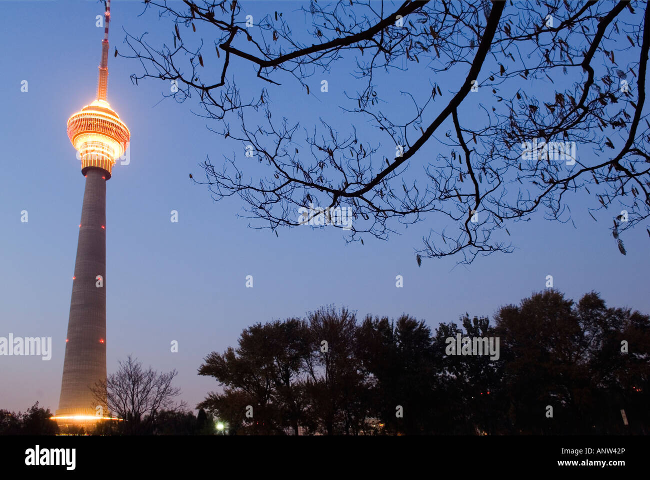 CCTV tower Beijing China Stock Photo - Alamy