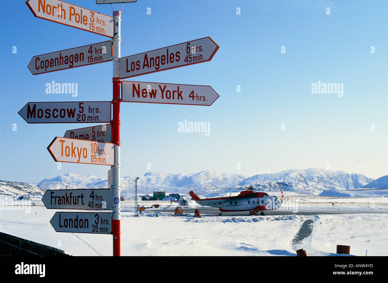 Kangerlussuaq airport greenland denmark hi-res stock photography and ...