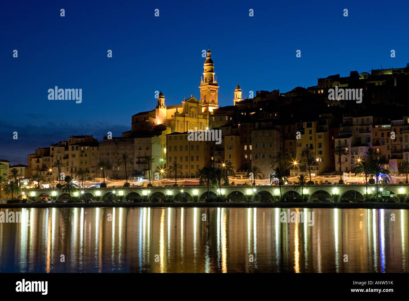 Menton. French Riviera, Cote d'Azur, France Stock Photo - Alamy