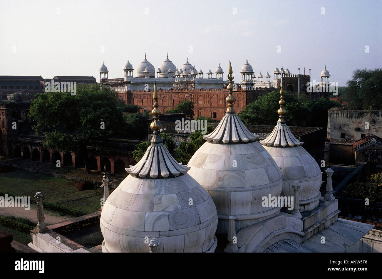 red fort city of agra state of uttar pradesh india Stock Photo - Alamy