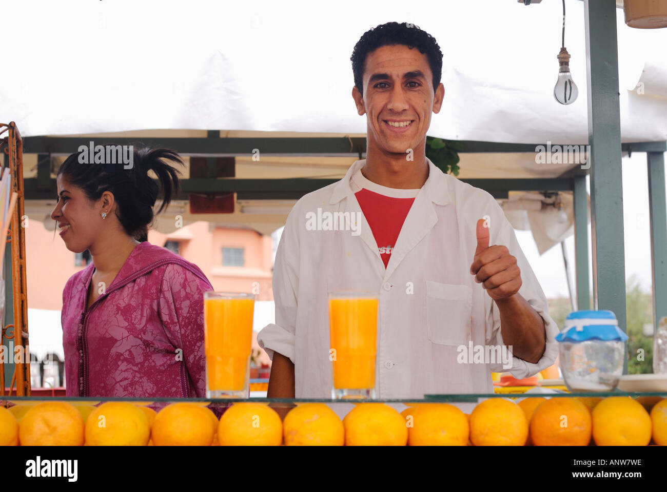 Marrakesh juice vendor hi-res stock photography and images - Alamy