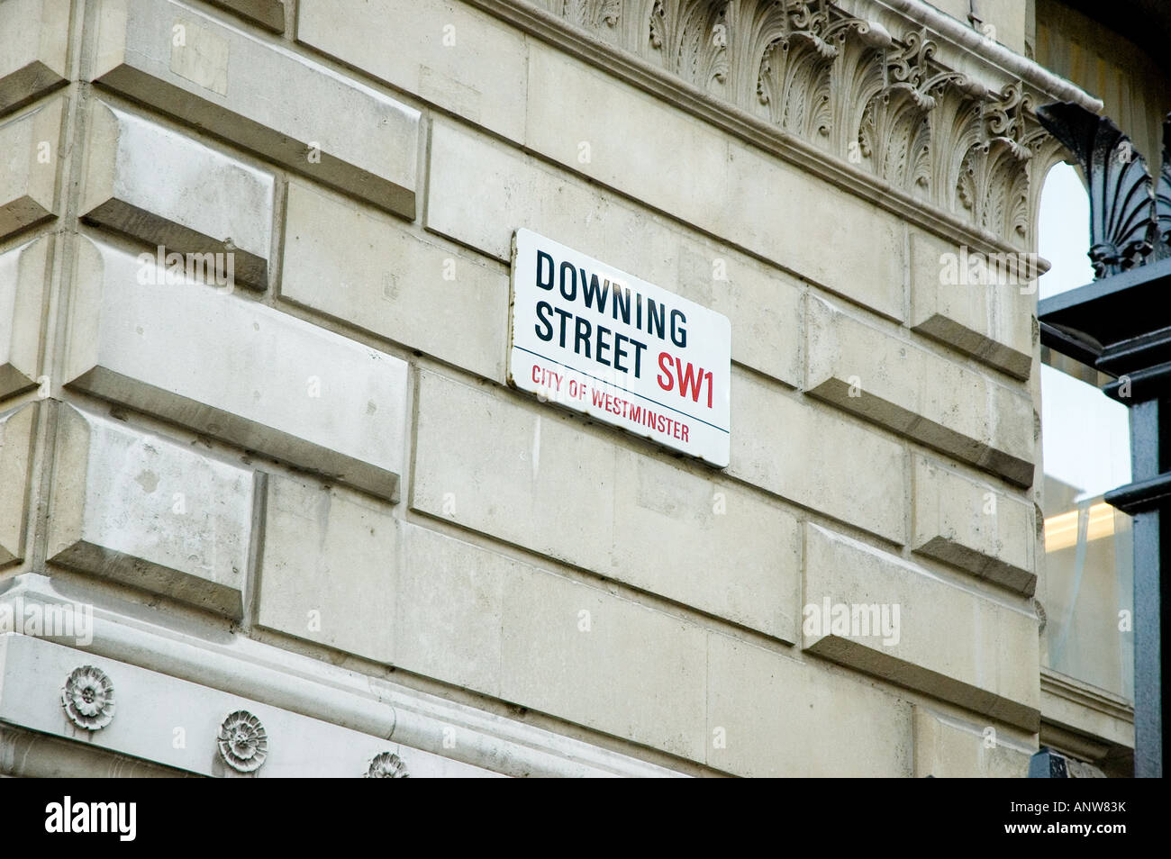 10 Downing Street sign London Stock Photo - Alamy