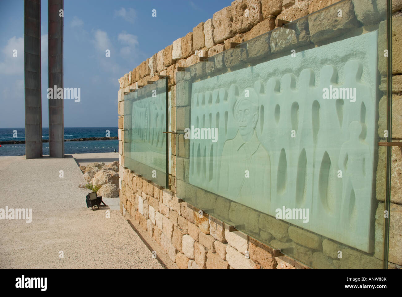 Sculptures in memory of the EOKA freedom fighters Stock Photo - Alamy