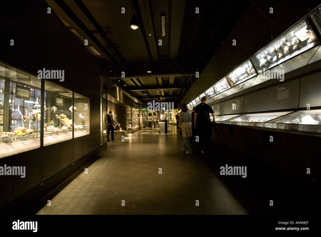 Natural History Museum stones mineral London Stock Photo - Alamy