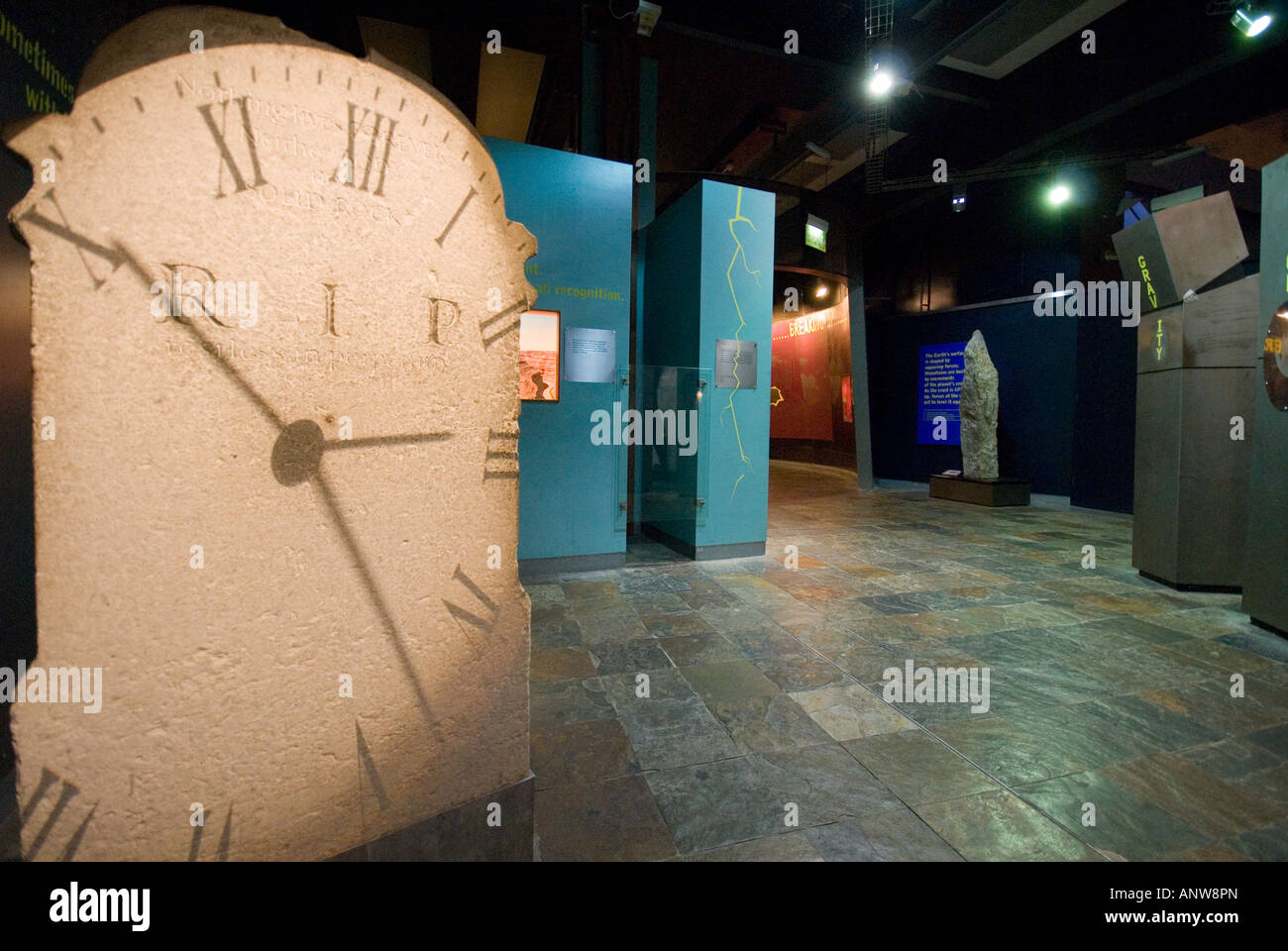 Natural History Museum London roman clock Stock Photo - Alamy