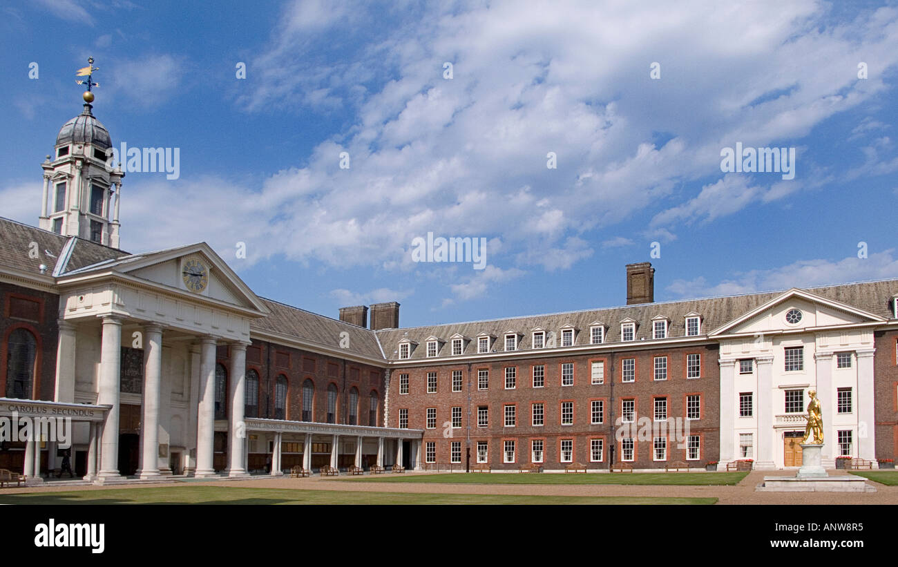 The Figure Court of the Royal Hospital Chelsea London England Stock ...