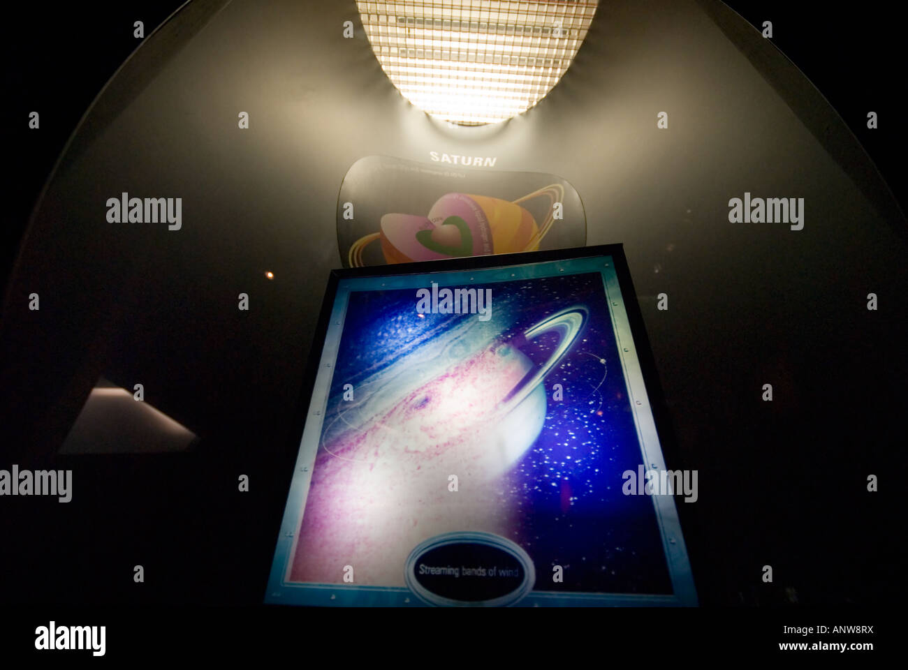 Saturn planet, Natural History Museum London Stock Photo - Alamy