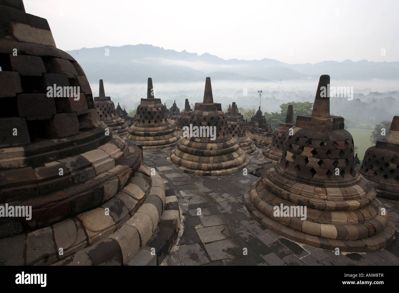 Borobudur Java Indonesia Stock Photo - Alamy